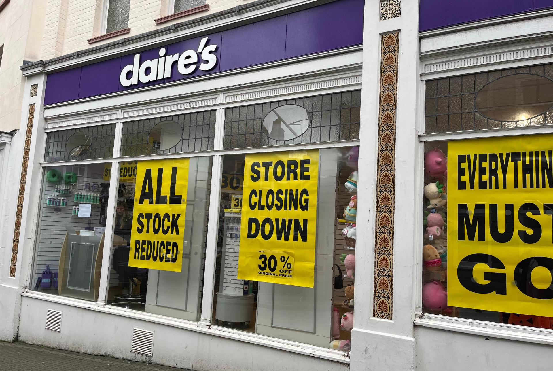 Range of assets could be available as Claire’s collapses